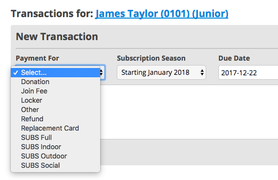 Adding and editing Fees (Fee Types) – Bowlr